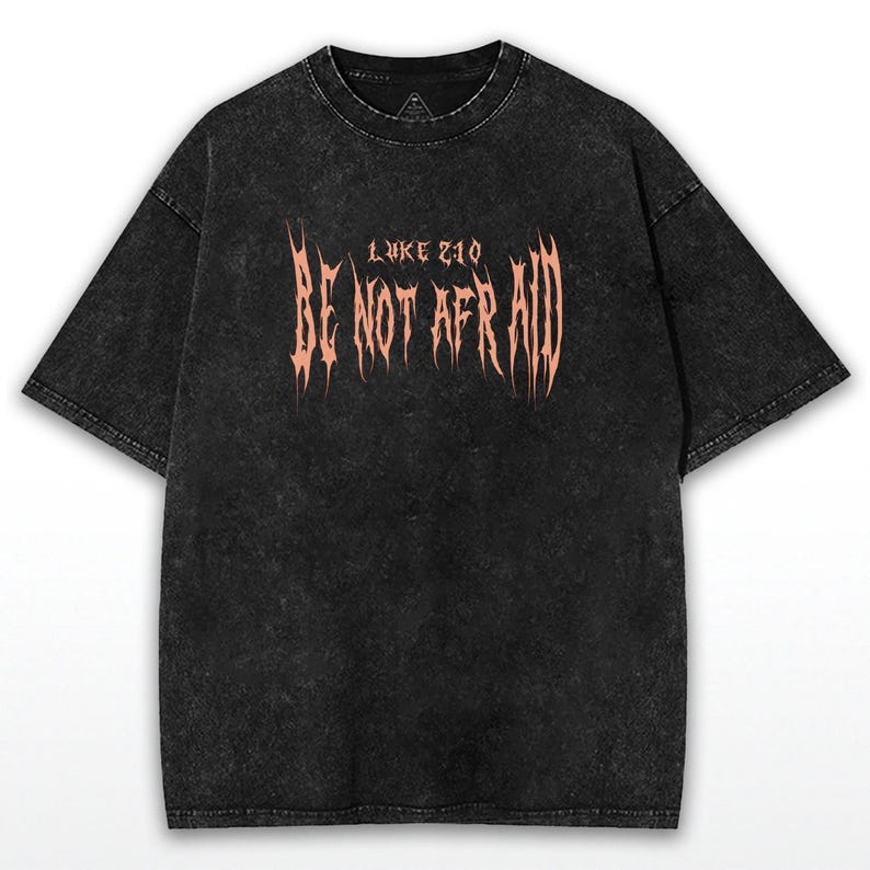 Be Not Afraid T-shirt: Gothic Christian Streetwear, Angelic Seraphim ...