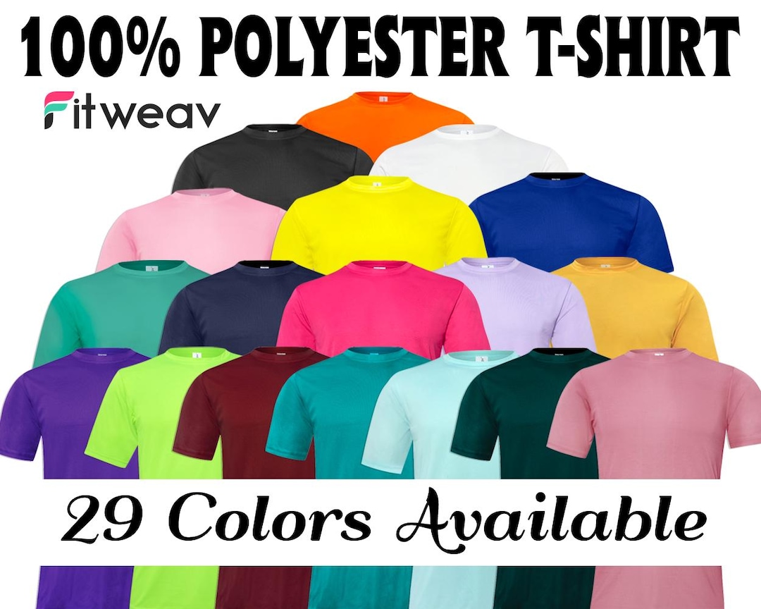 100% Polyester Blank Shirt Sublimation Blank Tshirt | Adult Unisex ...