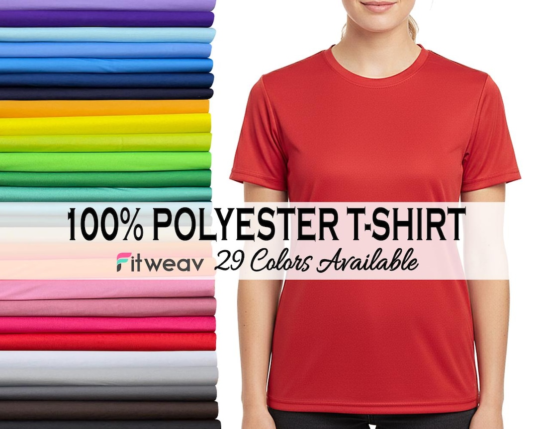 Sublimation Blank Shirt | 100% Polyester T-shirt | Super Soft ...