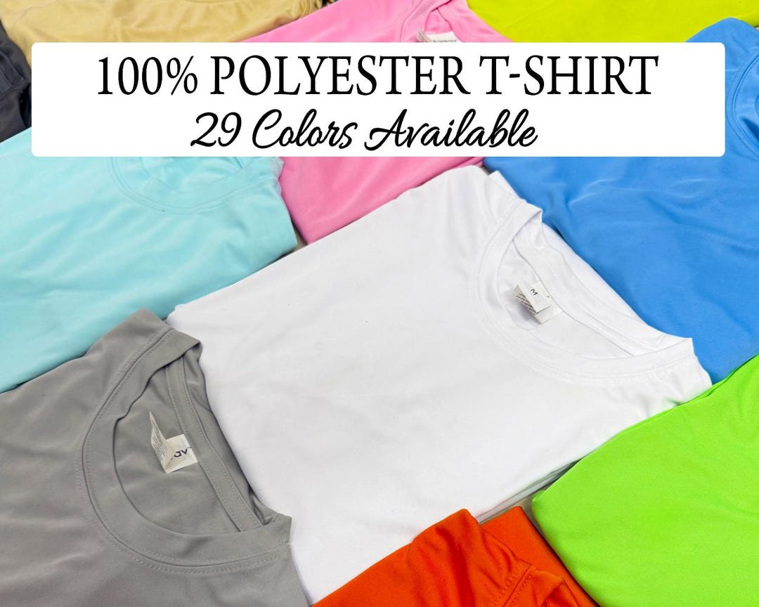 100% Polyester Sublimation Blank T-shirt, Super Soft Sublimation Shirt ...