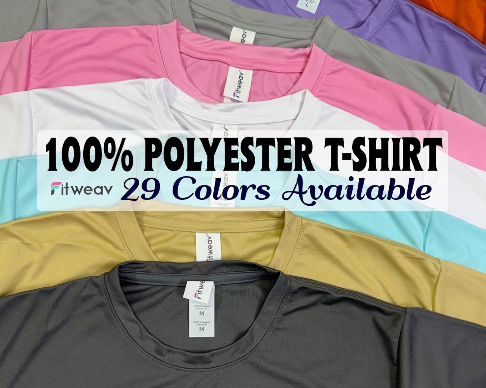 Sublimation Blank Shirt | 100% Polyester T-shirt | Super Soft ...