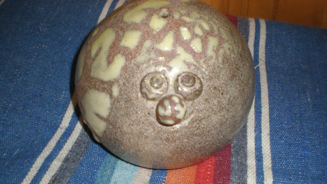 Face Pottery Anthropomorphic Toad Man Ugly Monster 70s Stoneware ...