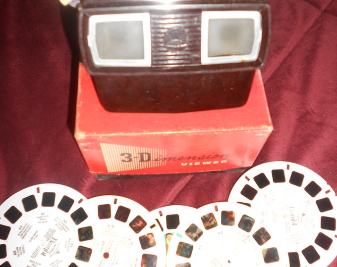 Viewmaster 3D Fabulous 1950s Atomic Cat Faced Sawyers View Master ...
