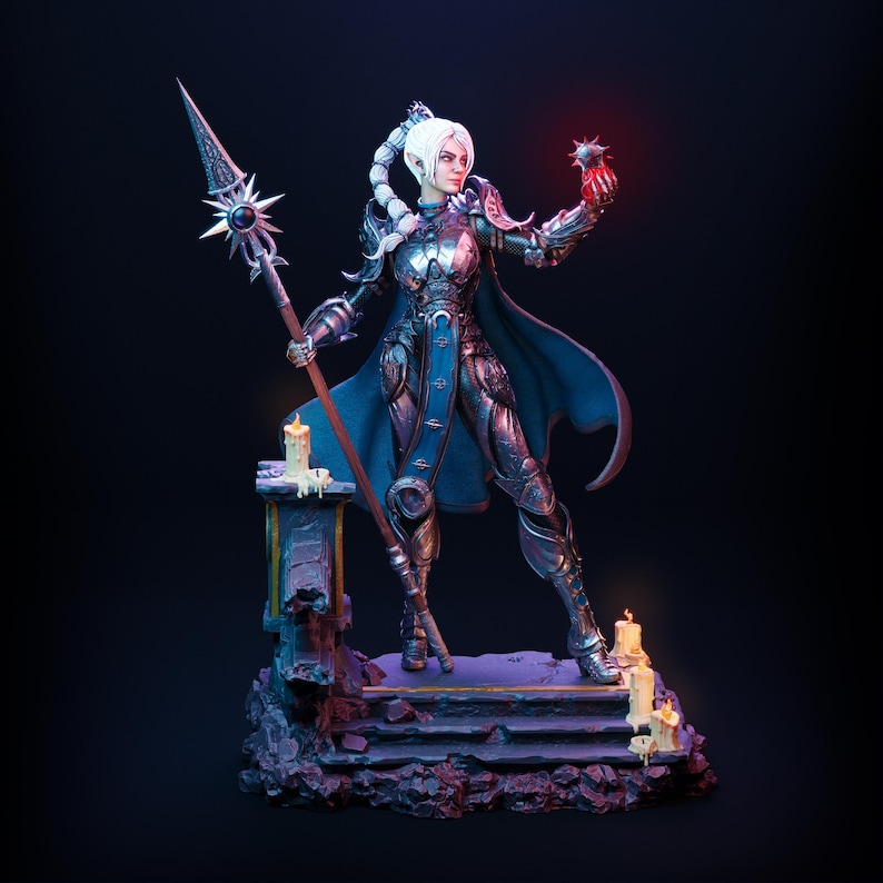 Shadowheart | Figurine | Collectible | Pin up | CA 3D Studios - Etsy