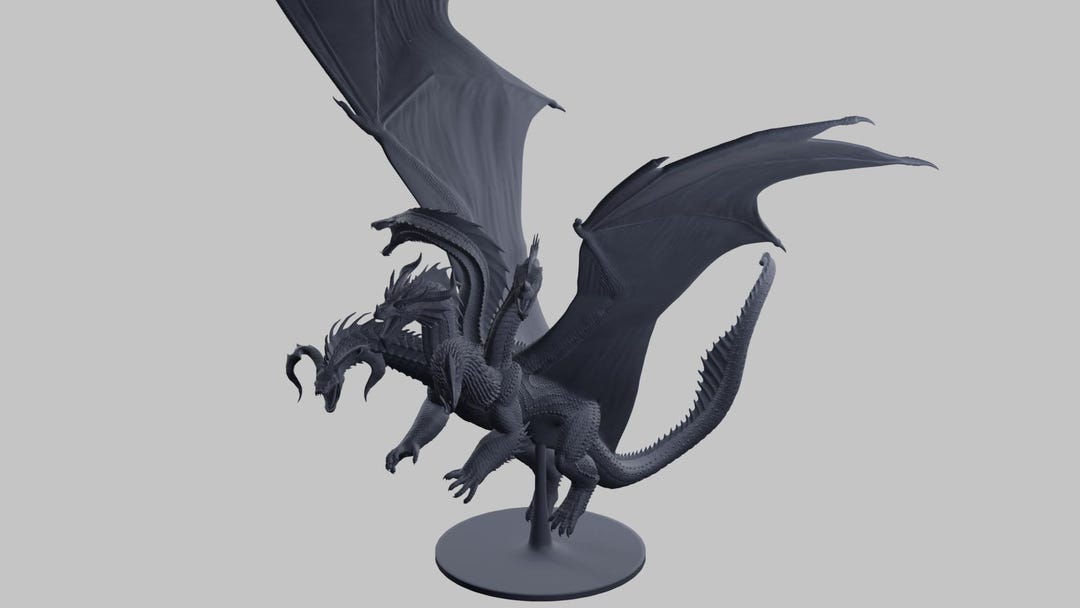 Tiamat MM2024 | Five-headed Dragon Queen Miniature | Tabletop | D&D ...