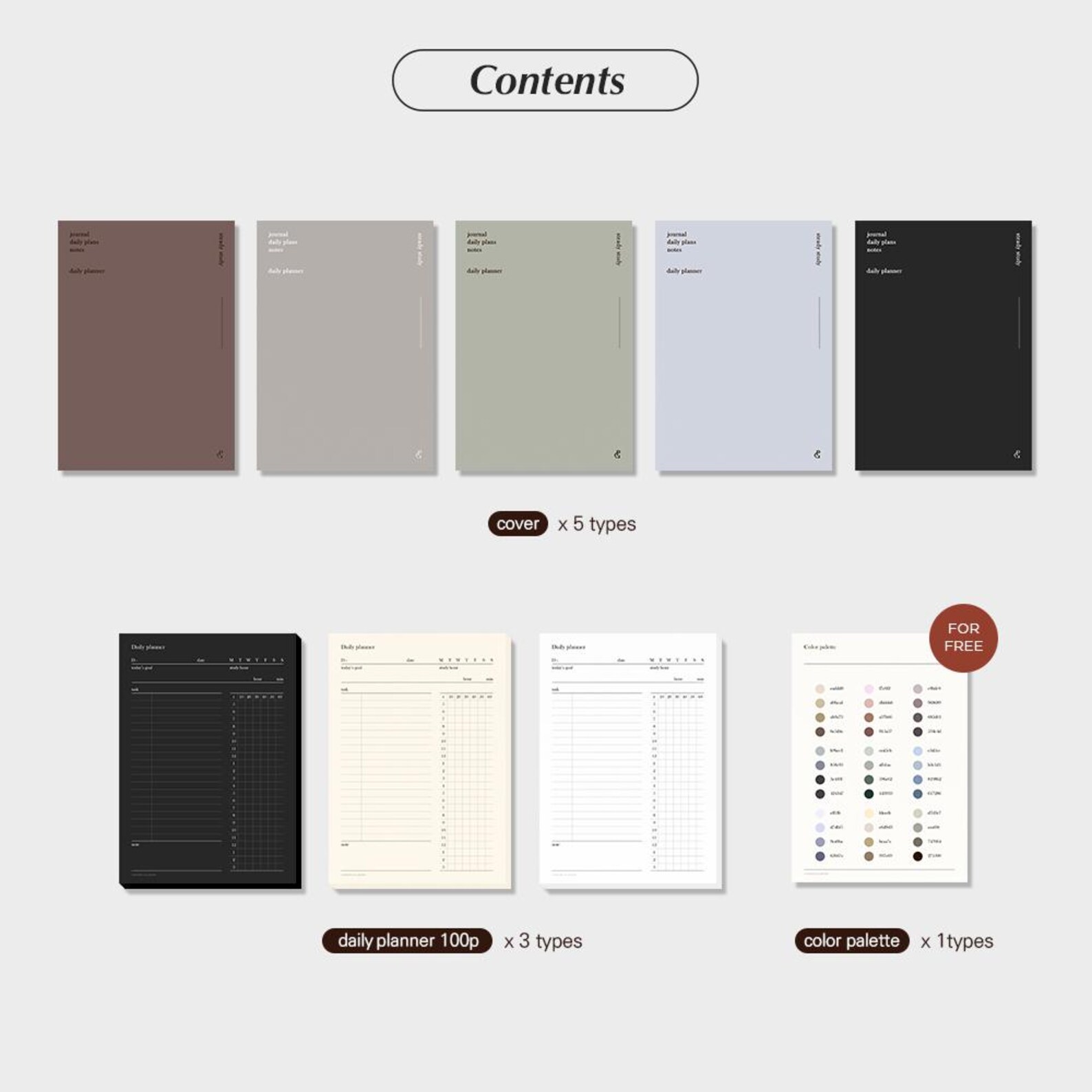 Minimalist Digital Daily Planner: Goodnotes & Notability Compatible ...