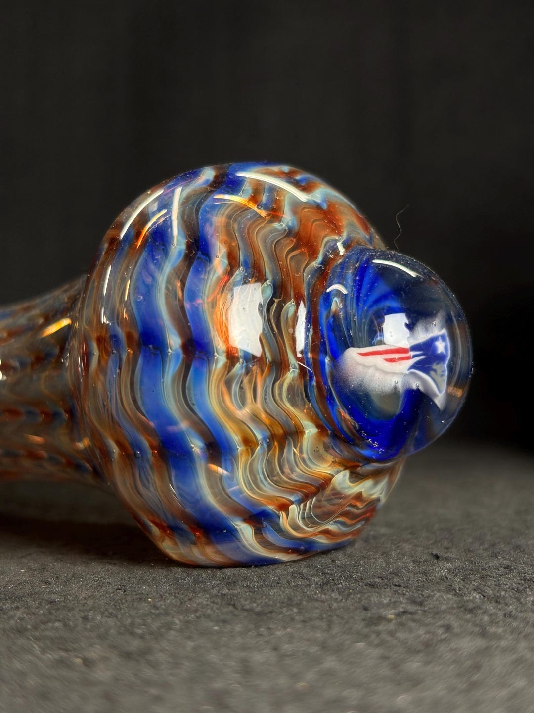 New England Patriots Glass Pipe - Etsy