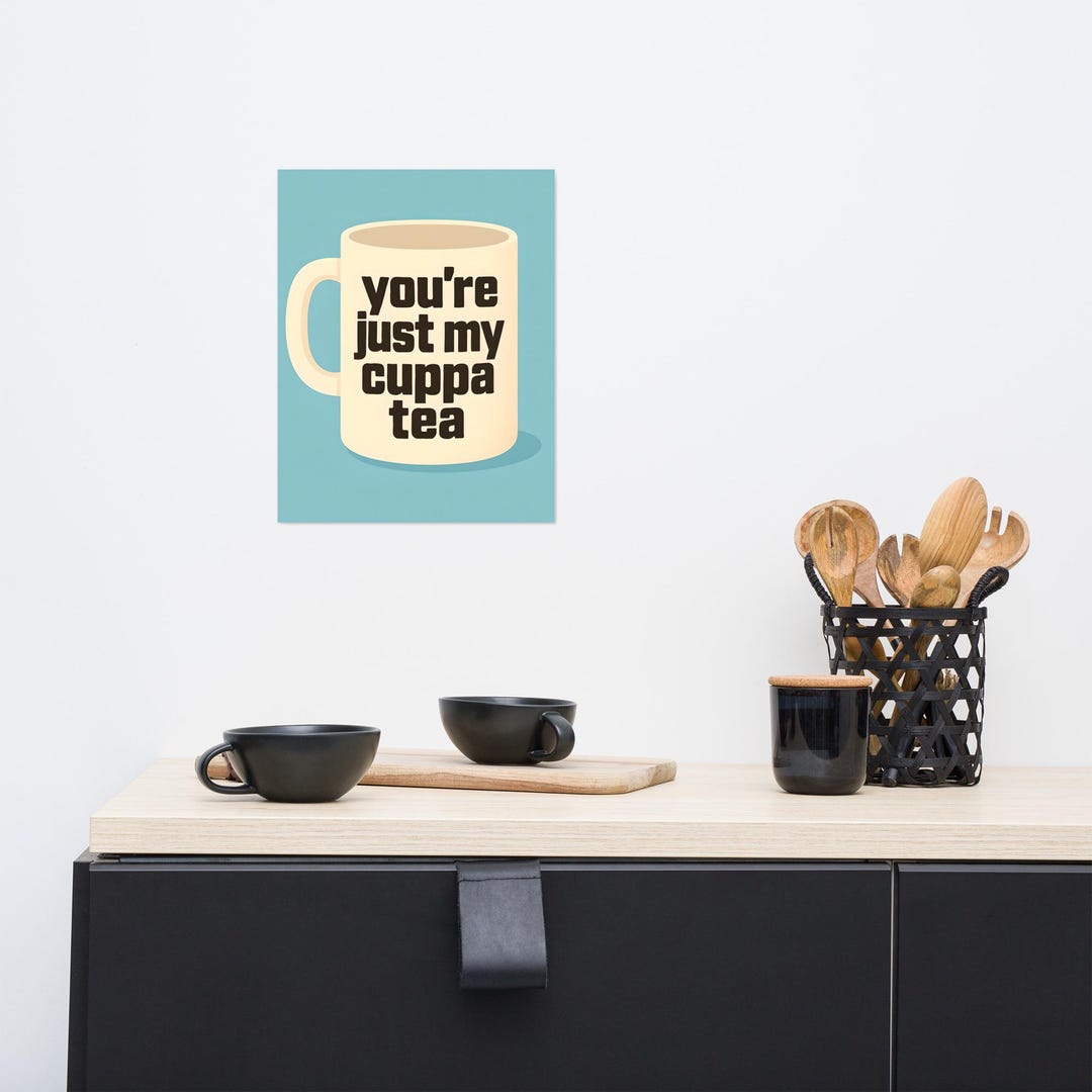 My Cuppa Tea Poster - Etsy