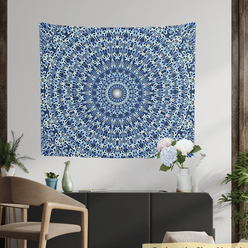 Mandala Tapestry - Etsy