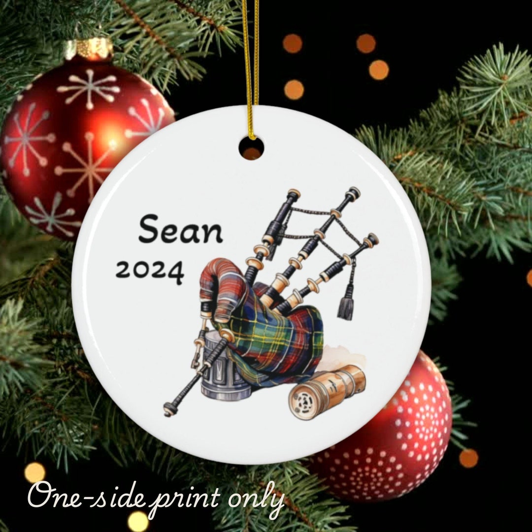 Bagpipes Ornament, Highland Wind Instrument, Scottish Marching Band ...