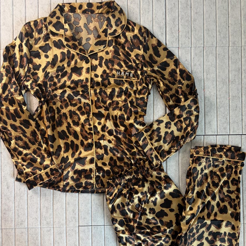 Cheetah Print Pants - Etsy