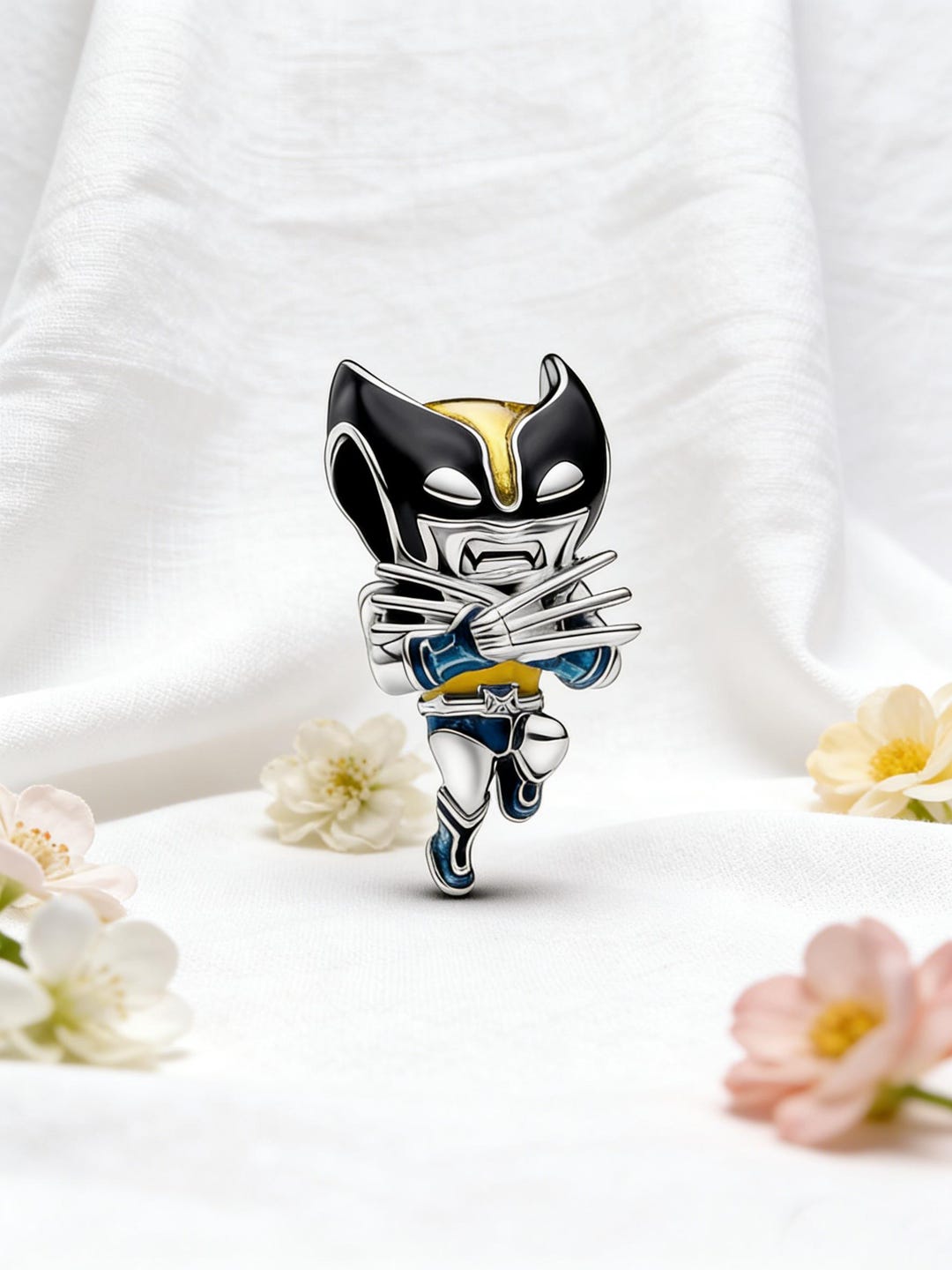 Marvel Wolverine Charm,925 Sterling Silver Charm,compatible With ...