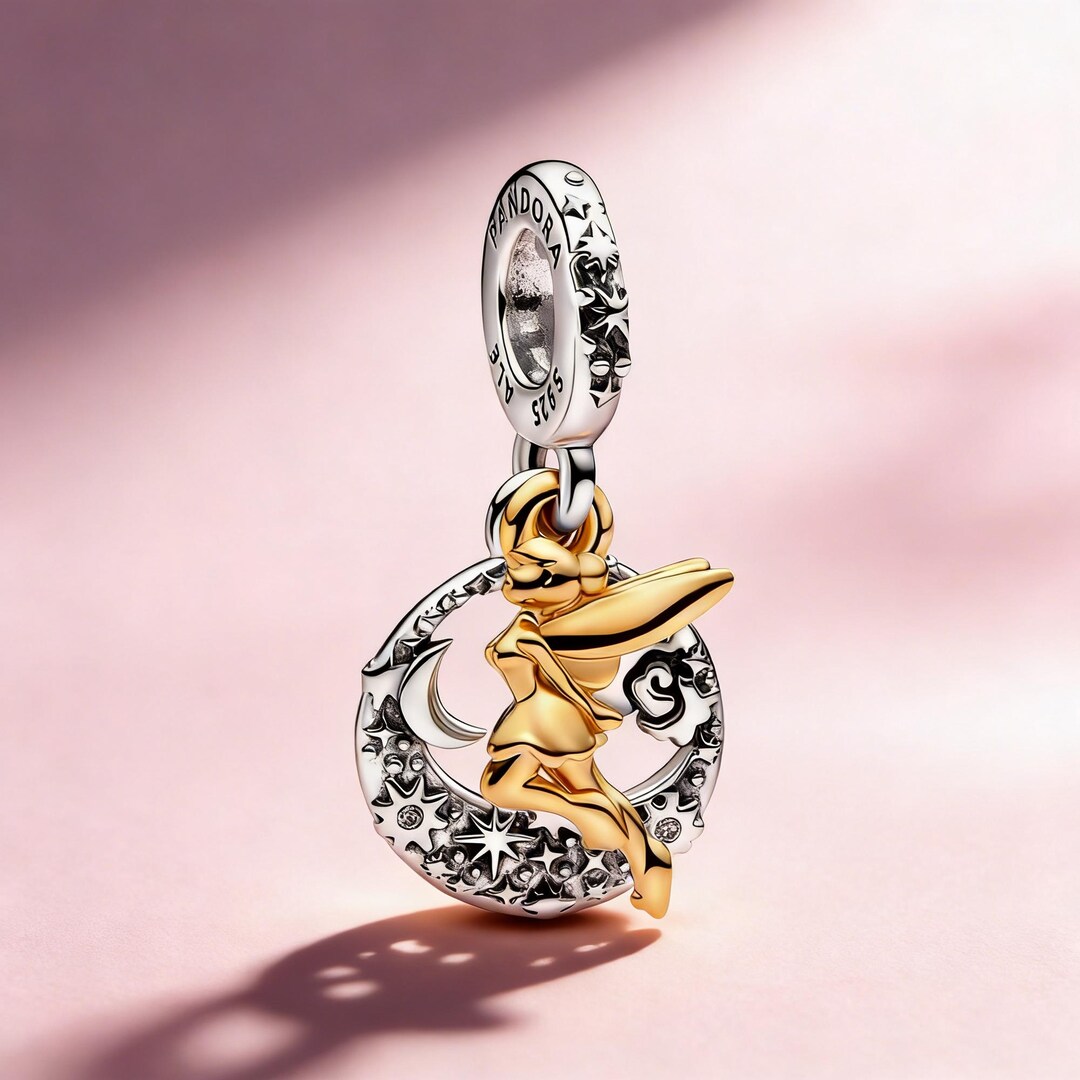 Tinker Bell Celestial Night Dangle Charm,925 Sterling Silver Charm ...