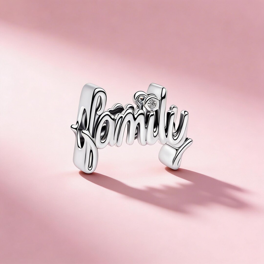 Handwritten Family Charm,925 Sterling Silver Charm,compatible With ...