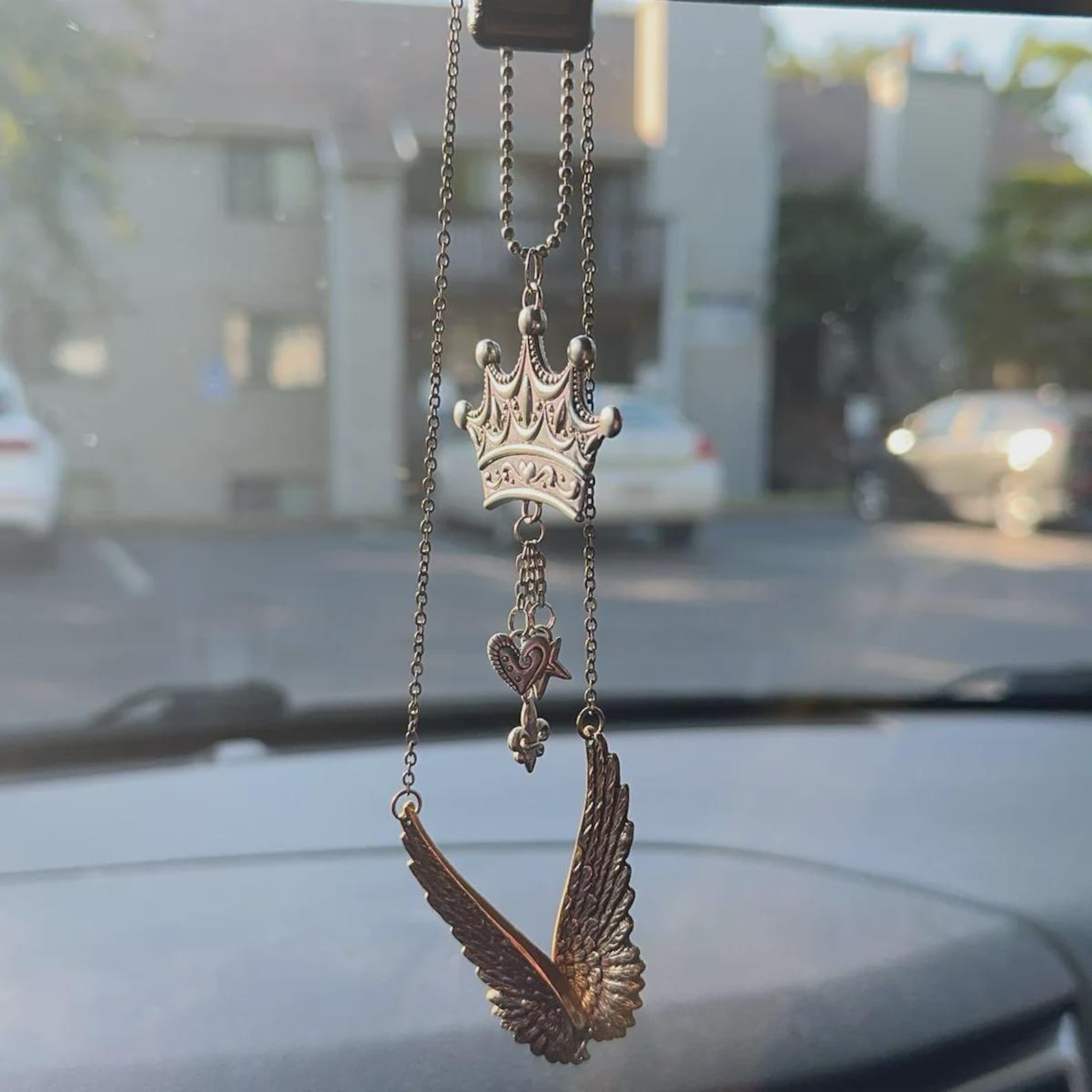 Angel Wing Necklace Silver Wing Jewelry Gorgeous DETAILED Angel Wing ...