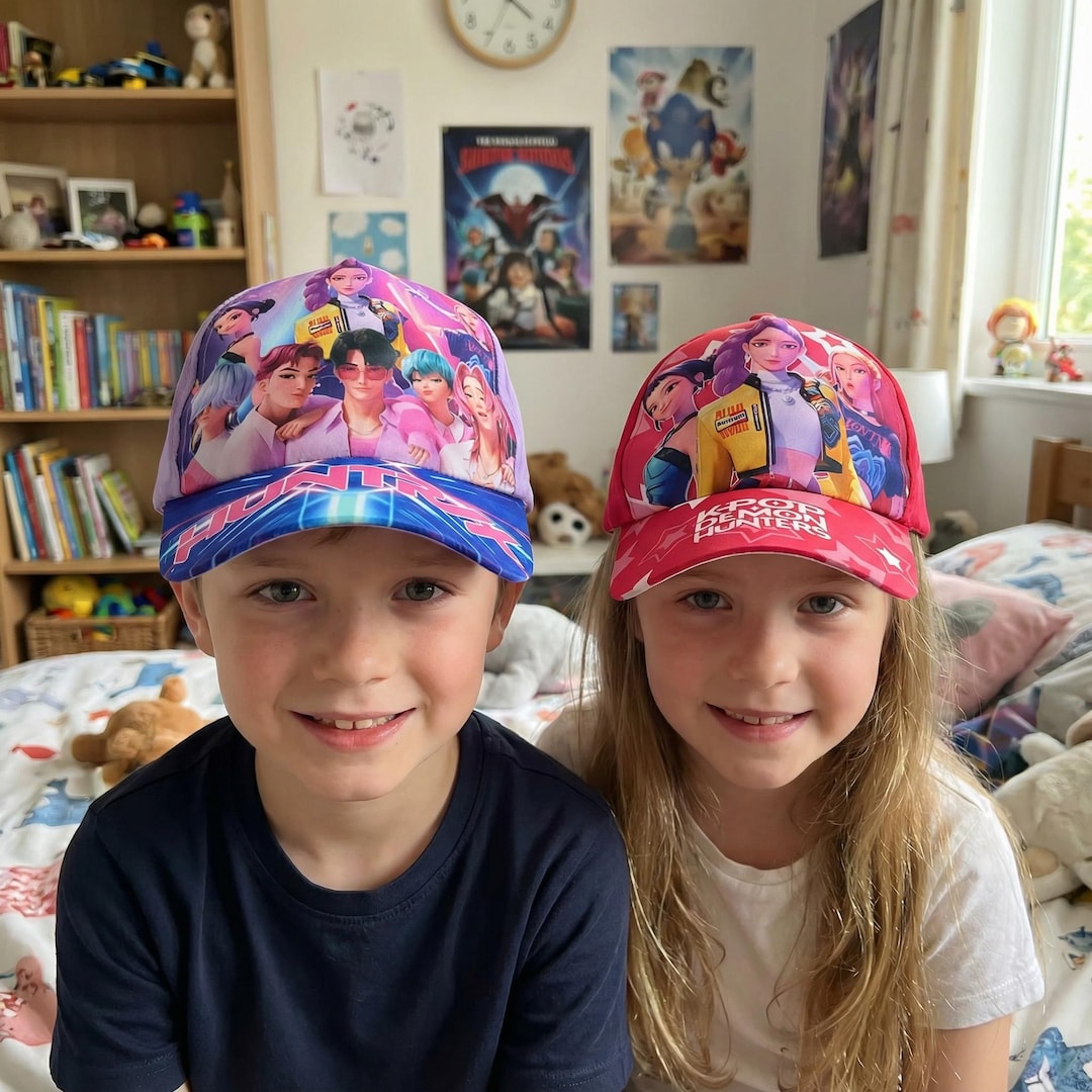 Personalized Demon Hunter Baseball Cap,custom Kids Girl Toddler Name ...