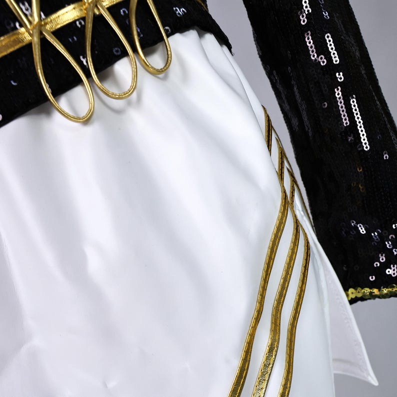 Demon Hunters Cosplay Costume Set,golden Sequined Clothing Costume,rumi ...
