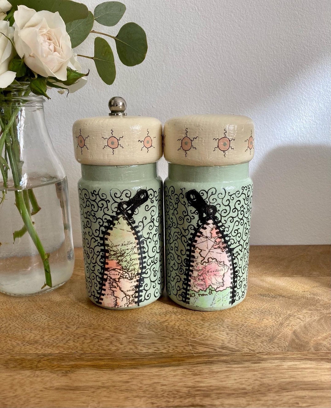 Fun Salt and Pepper/maps/ Salt and Pepper - Etsy