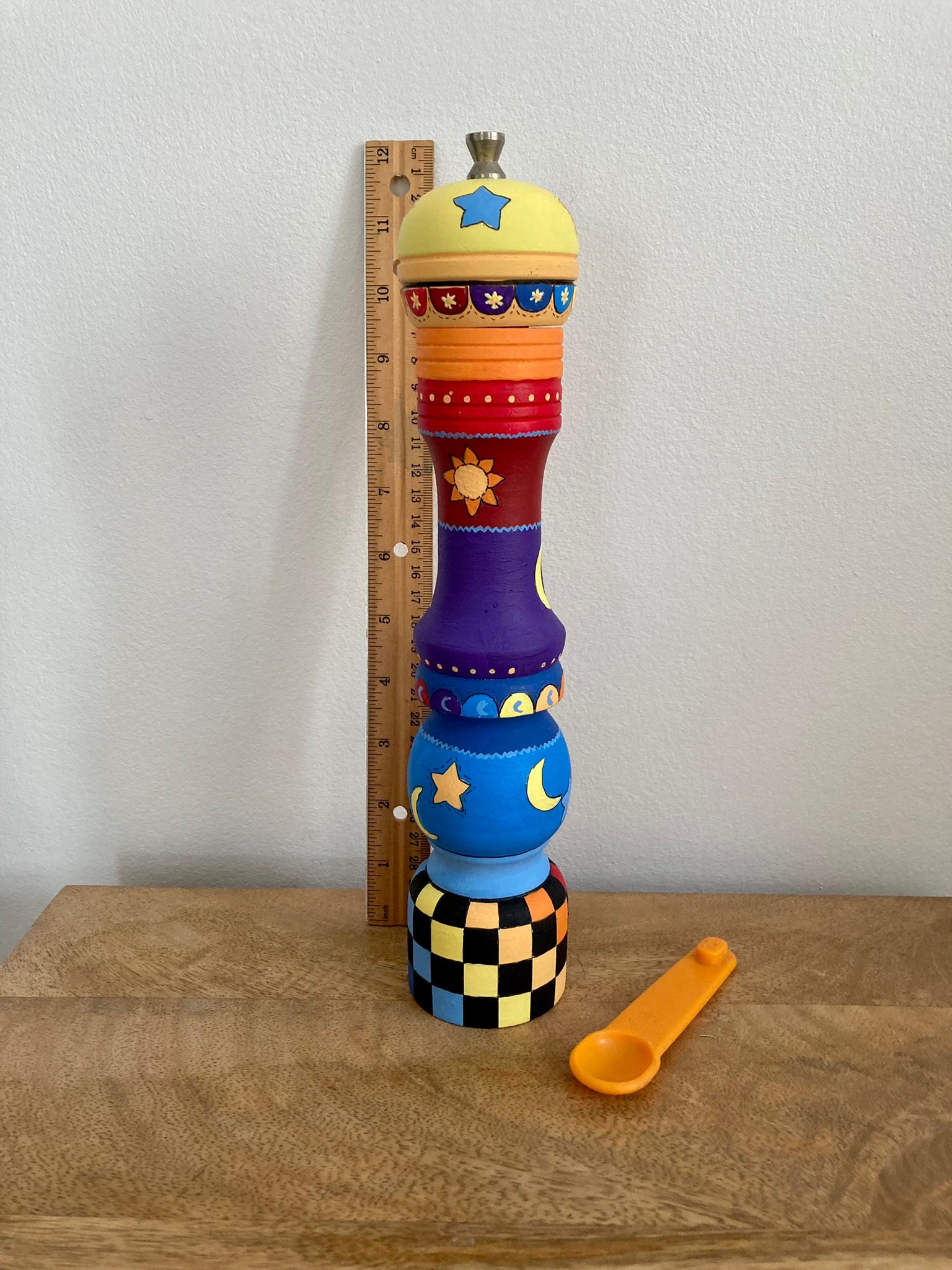 Brightly Colored, Celestial Themed/ Pepper Grinder - Etsy