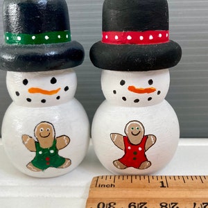 Gingerbread Men Ornament/ Snowman Ornament/ Tree Decor - Etsy