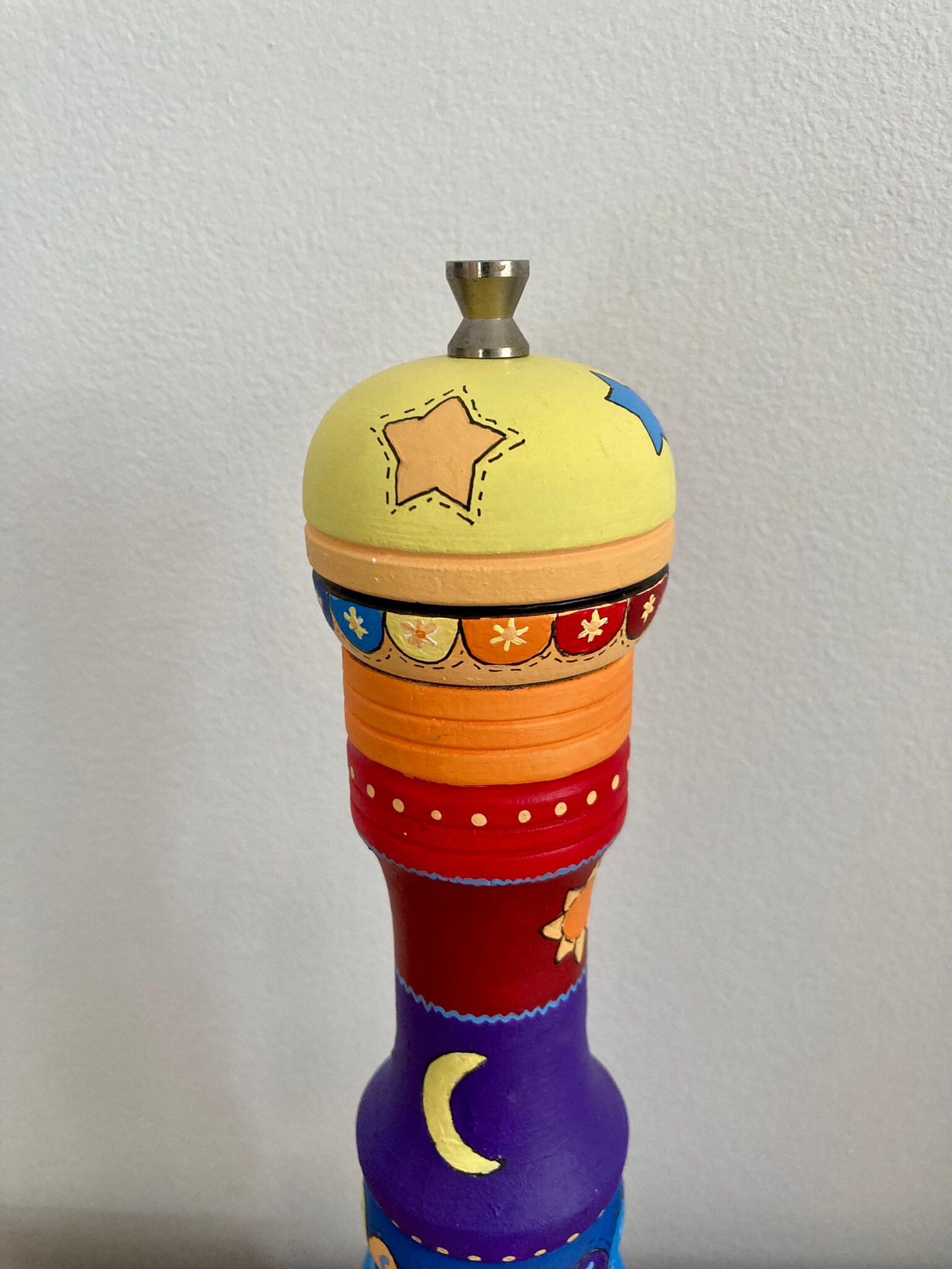 Brightly Colored, Celestial Themed/ Pepper Grinder - Etsy
