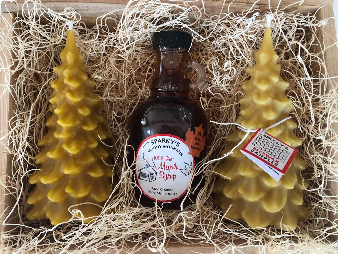 Fir Forest and Syrup 250ml and Two Large Trees in Natural or Dark Green ...