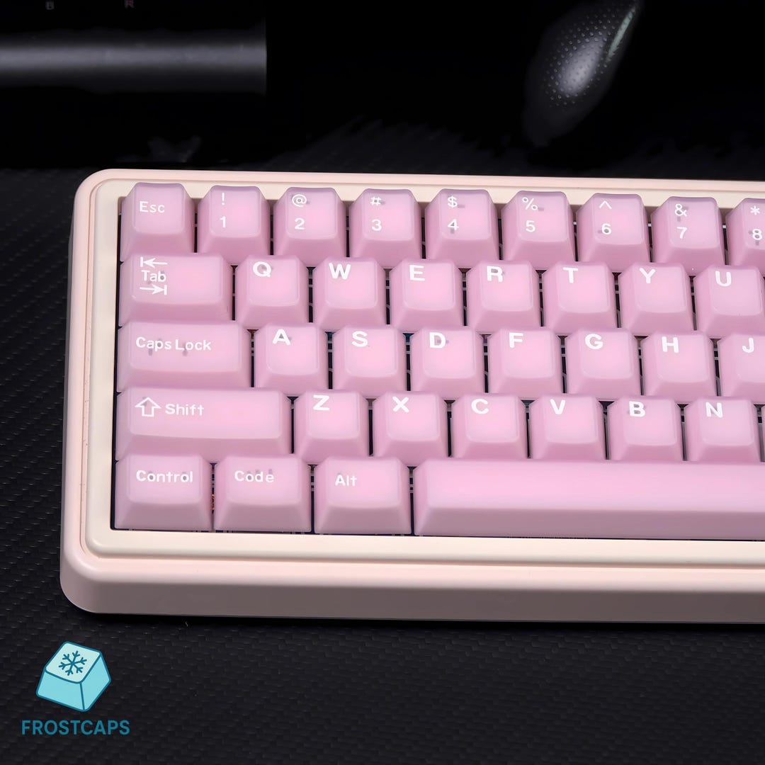 Pink Jade Keycap Set: 174-key Double Shot PBT Cherry Profile - Etsy