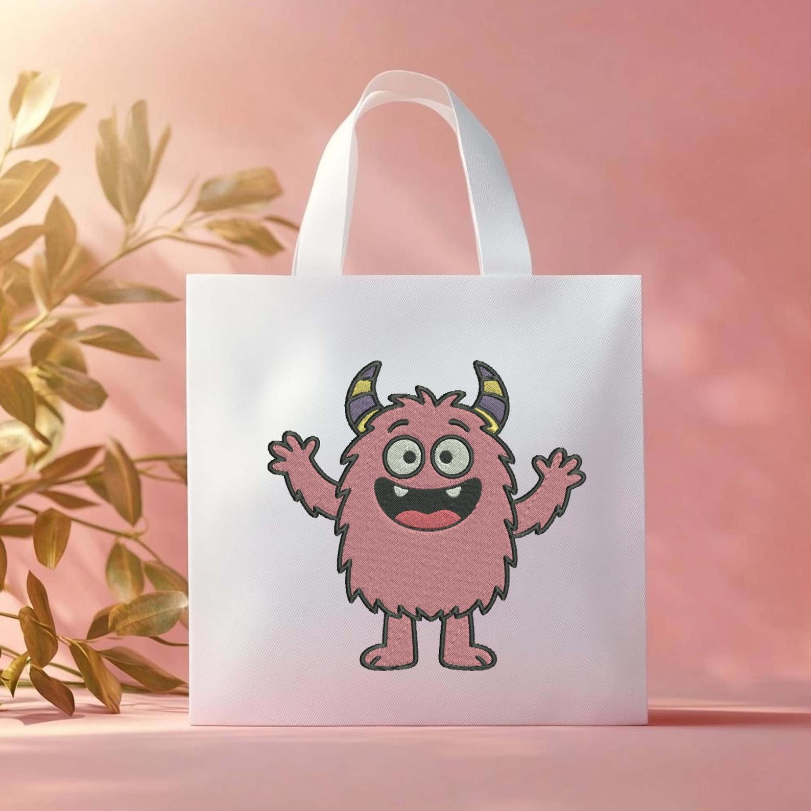 Cute Monster Machine Embroidery Design Baby Monster Embroidery Monster ...
