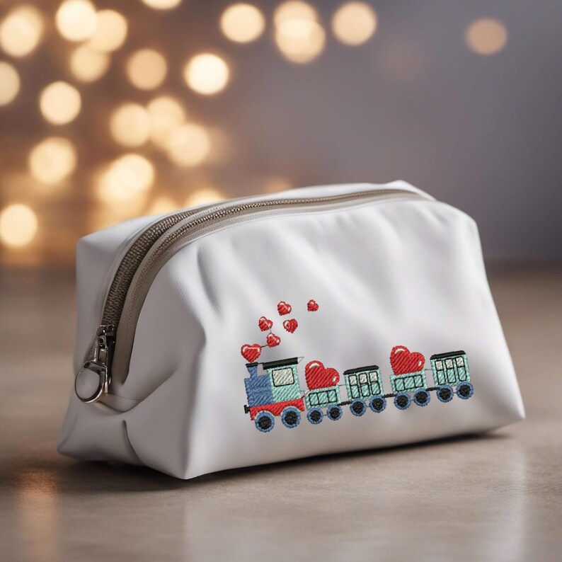 Christmas Train Embroidery Design Bundle: Toy Train Applique PES File ...