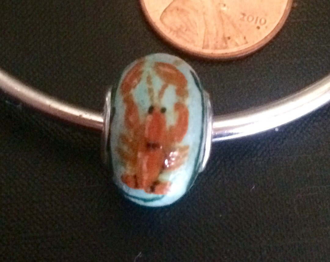 Large Hole Lobster Bead Sterling - Etsy