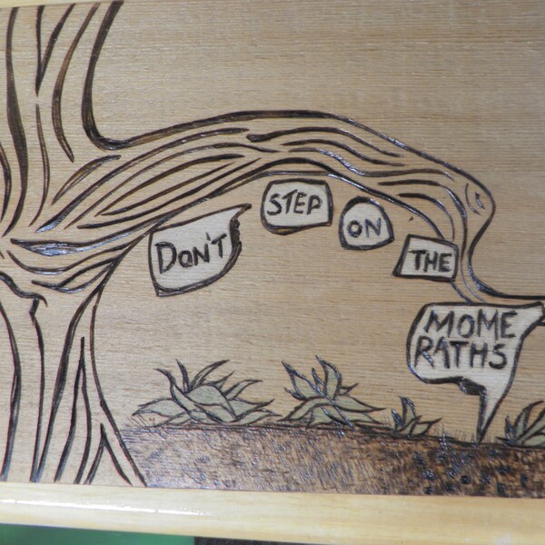 Dont Step on the Mome Raths Sign - Etsy UK