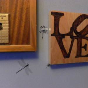 Love Pyrography Love Like Its the 70's Square Wall Sign on - Etsy