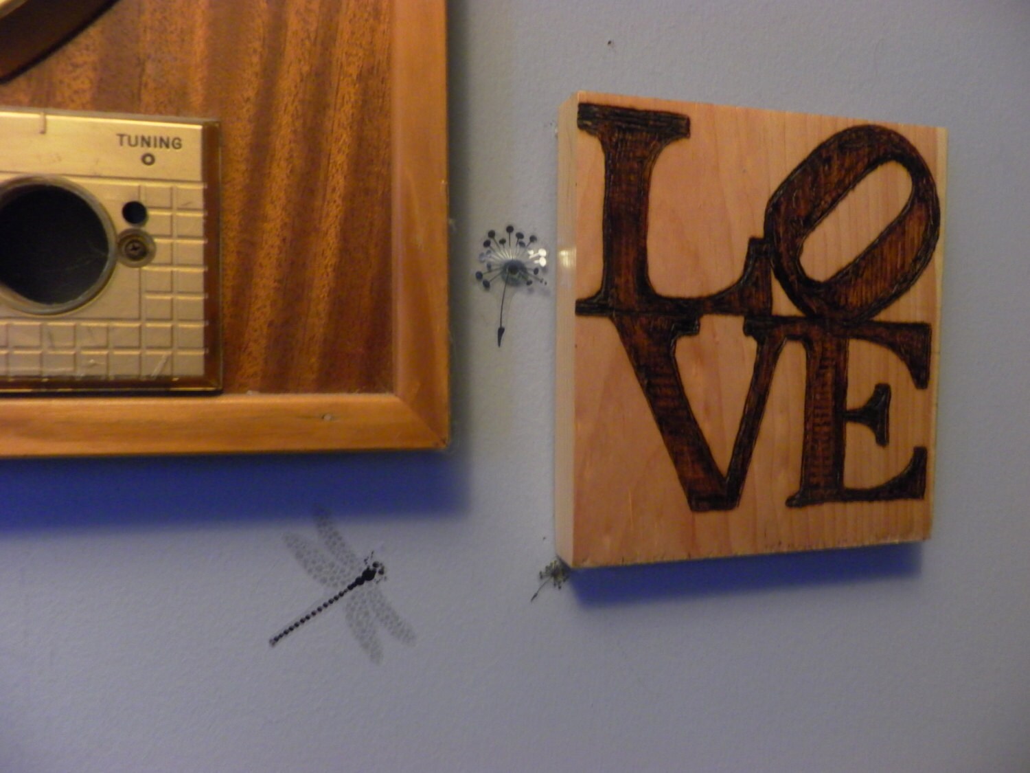 Love Pyrography Love Like Its the 70's Square Wall Sign on - Etsy