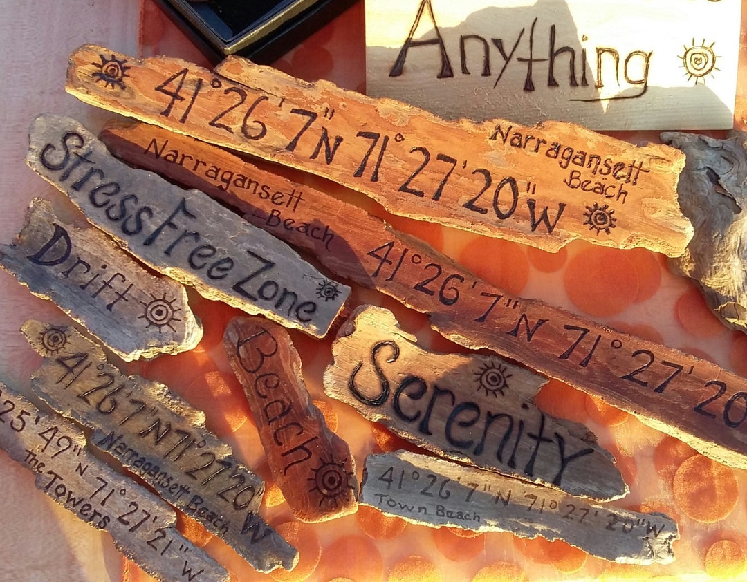 Messages on Driftwood Hand Lettered -custom Made Heart Warming Gift - Etsy
