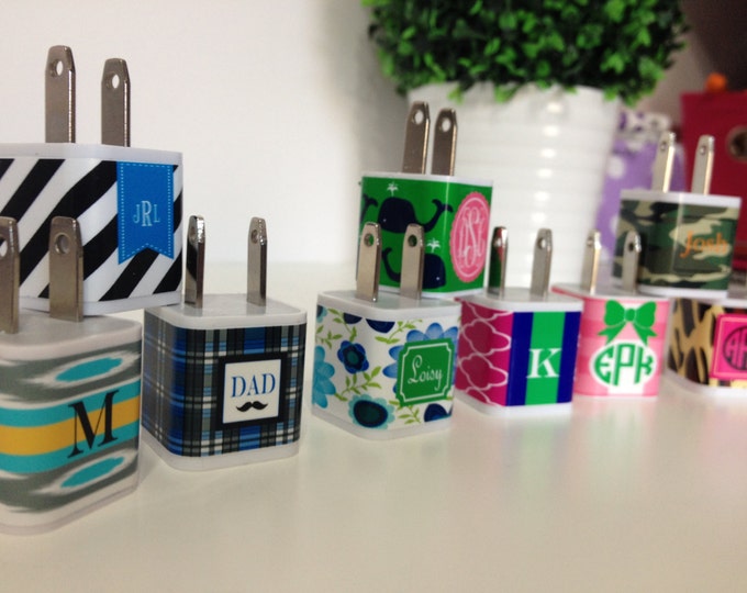 Personalized Charger Wrap-custom Designed Phone Charger Wrap Charger ...
