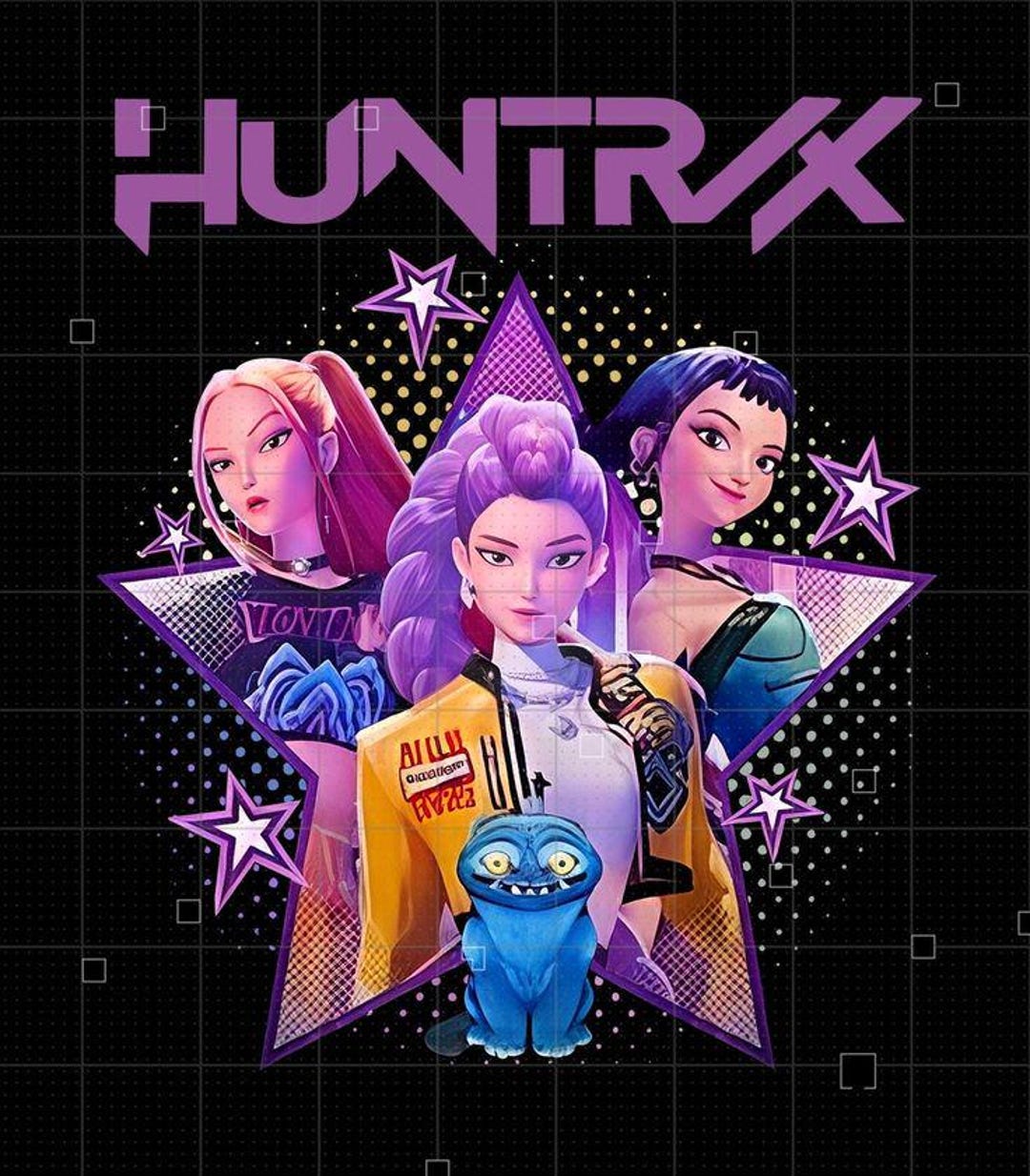 Christmas Huntrix Kpop Clipart, Festive Saja Girls (PNG Digital ...