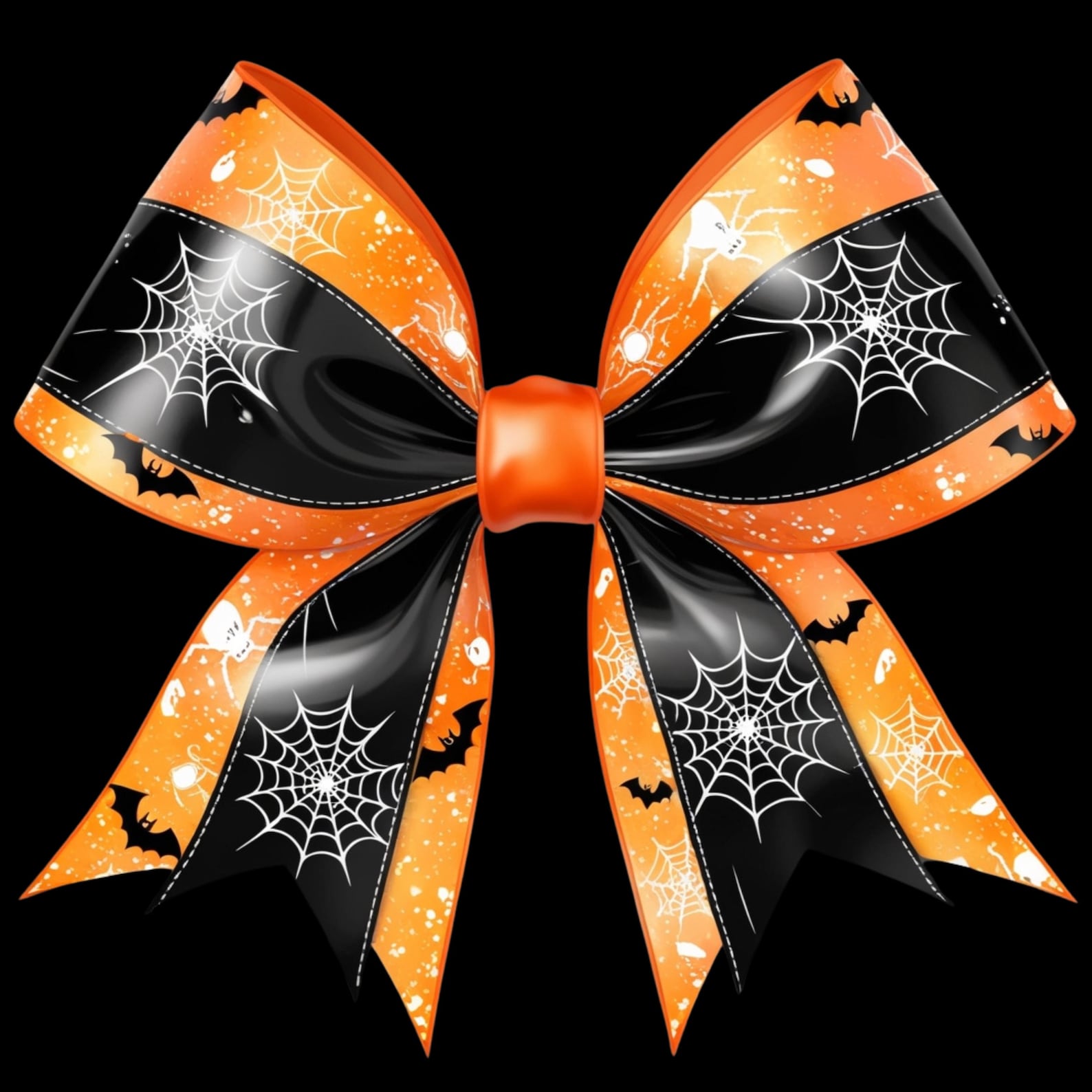 Halloween Bow Clipart: Spooky Ribbon PNG Bundle (digital Download) - Etsy