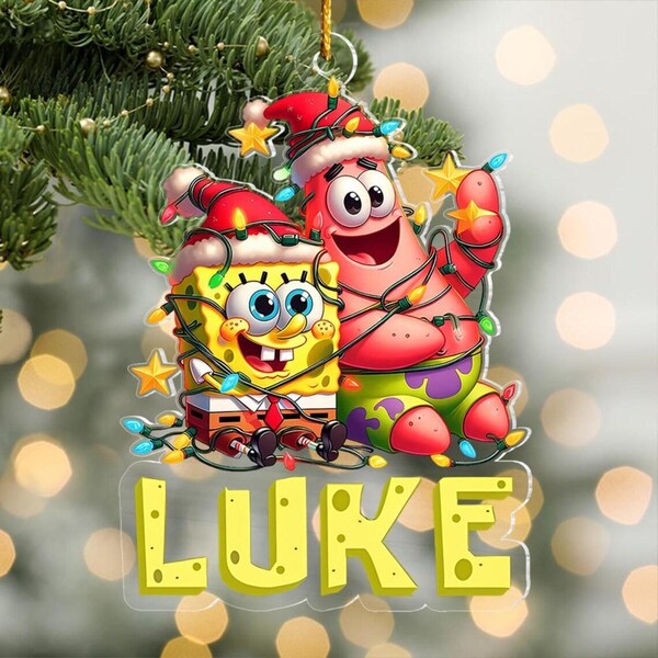 Spongebob With Santa Hat - Etsy