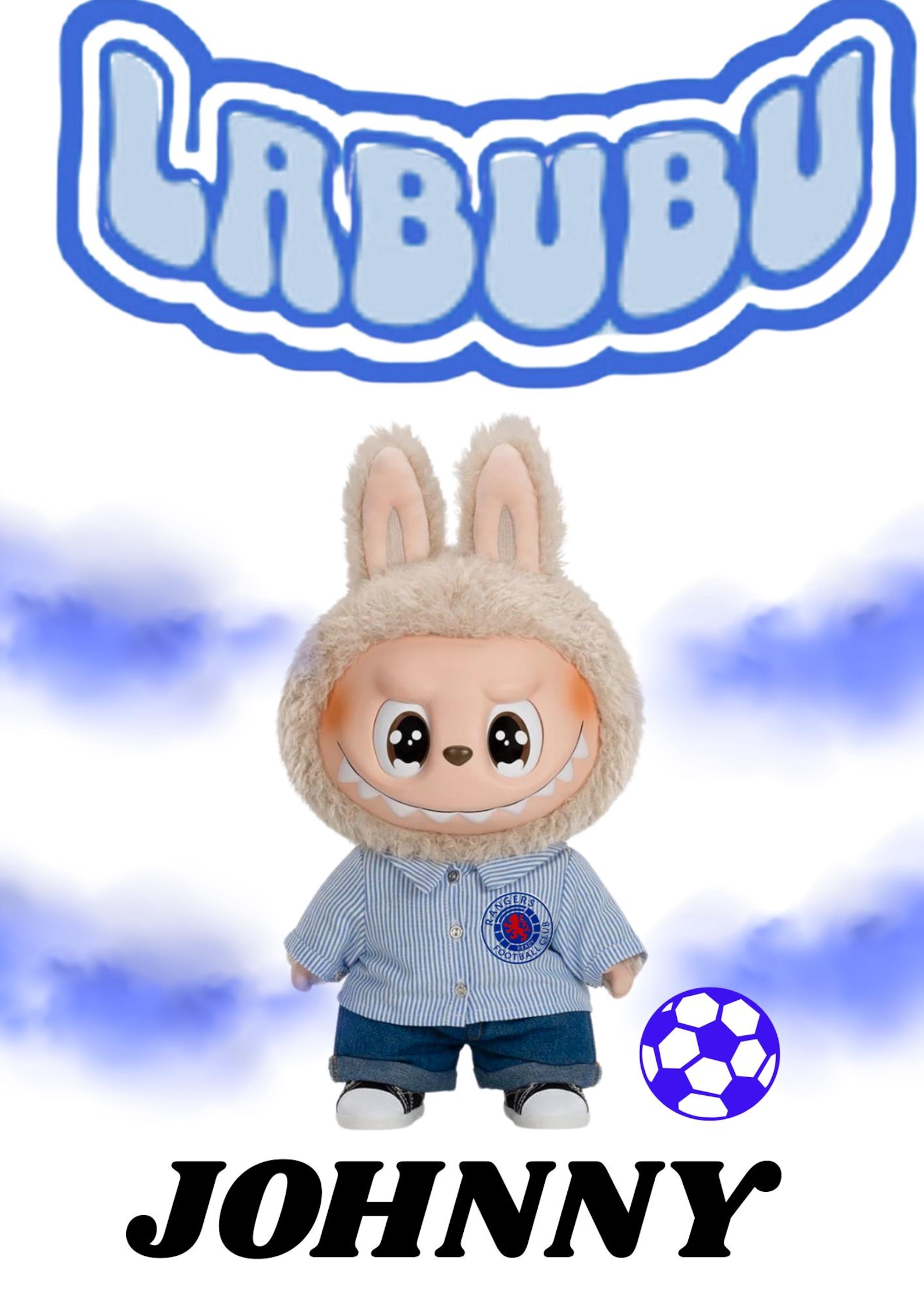 Personalised Labubu Doll Prints Fairy Theme , Football Theme. Funky ...