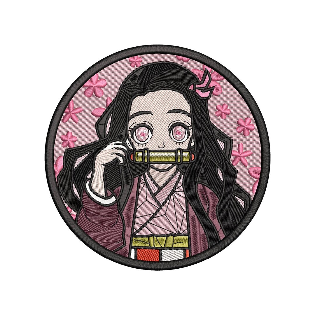Cute Anime Girl Embroidery Design | Anime Embroidery Design | Anime ...