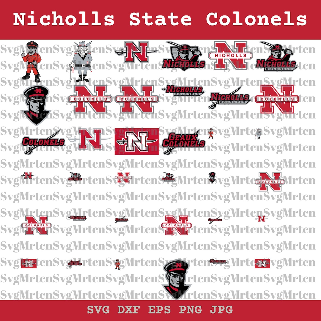 Colonels SVG Bundle, Nicholls State Football, SVG Bundle, Cricut ...