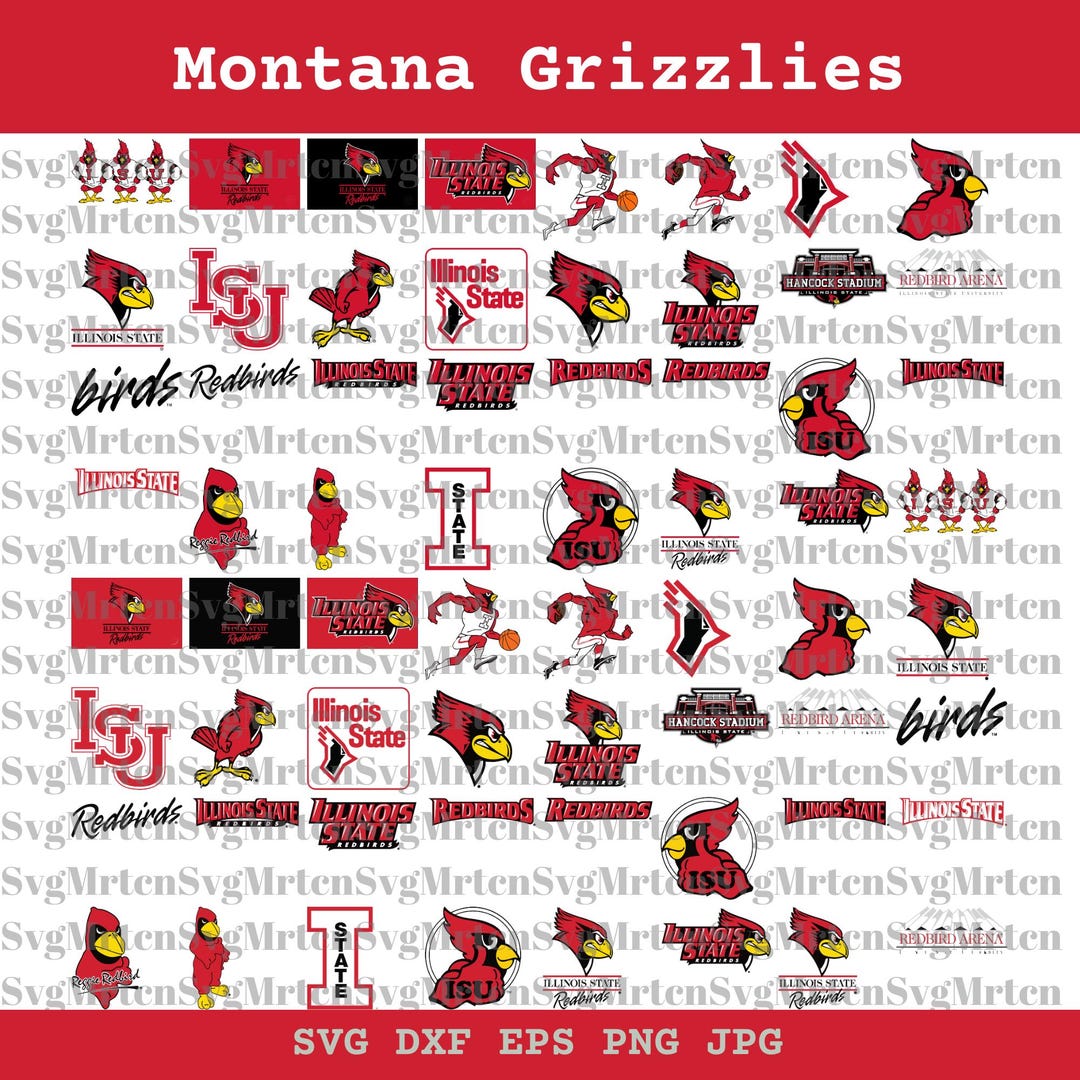 Redbirds SVG Bundle, Illinois State Football, SVG Bundle, Cricut ...