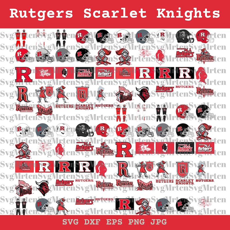 Scarlet Knights SVG Bundle, Rutgers Football, SVG Bundle, Cricut ...