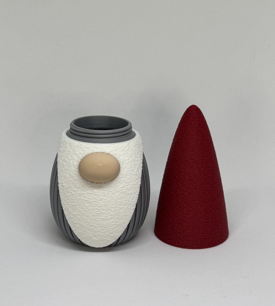 Christmas Gonk 3D Printed Gnomes | Modern Nordic Holiday Decor ...
