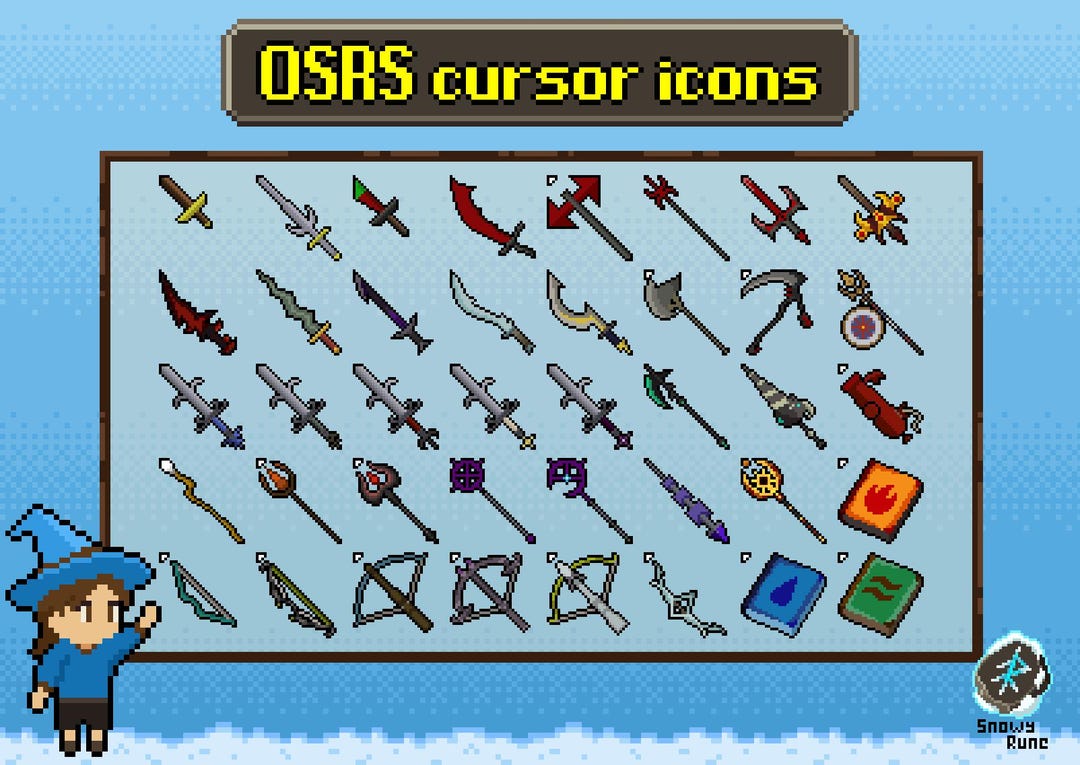 OSRS Cursor Icons - Etsy
