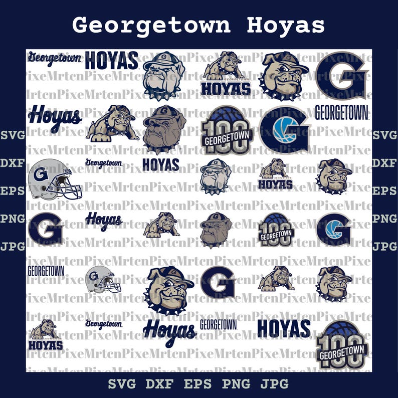 Hoyas SVG Bundle, Georgetown Football, SVG Bundle, Cricut, Printable ...