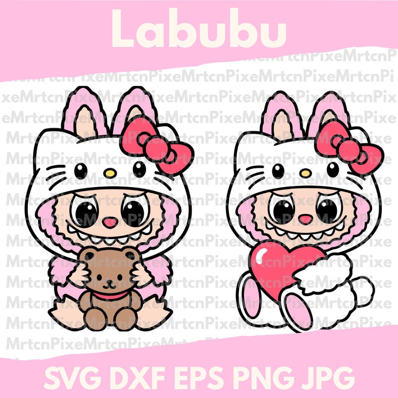 Labubu Kitty - Etsy