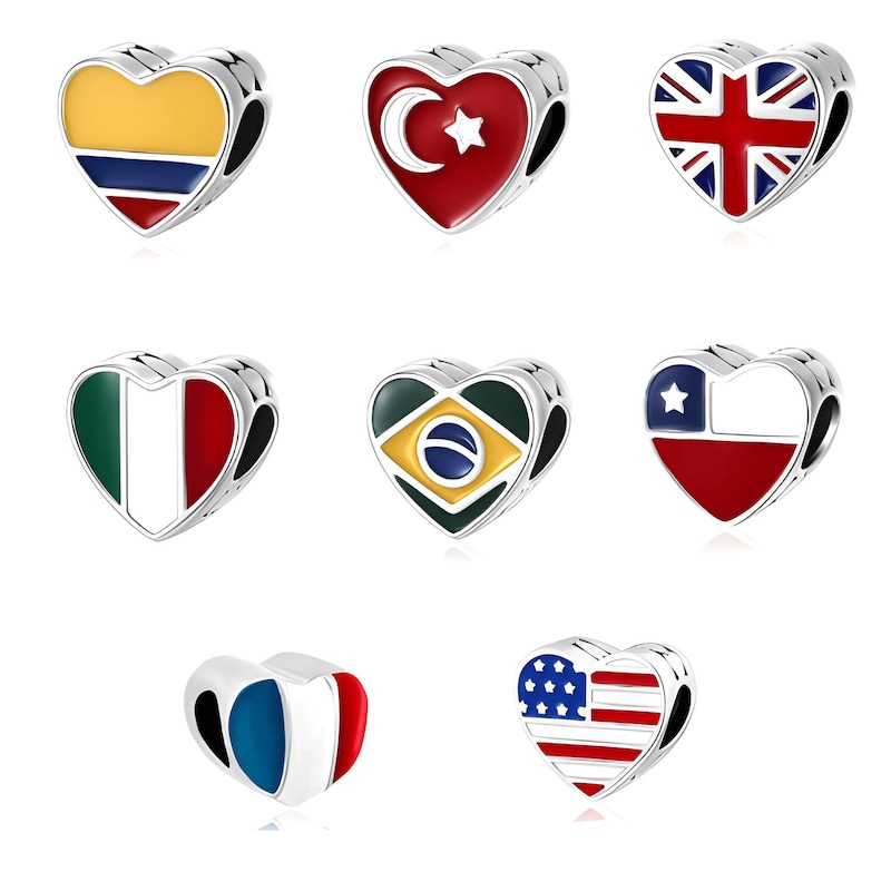 Flag Charms - Etsy
