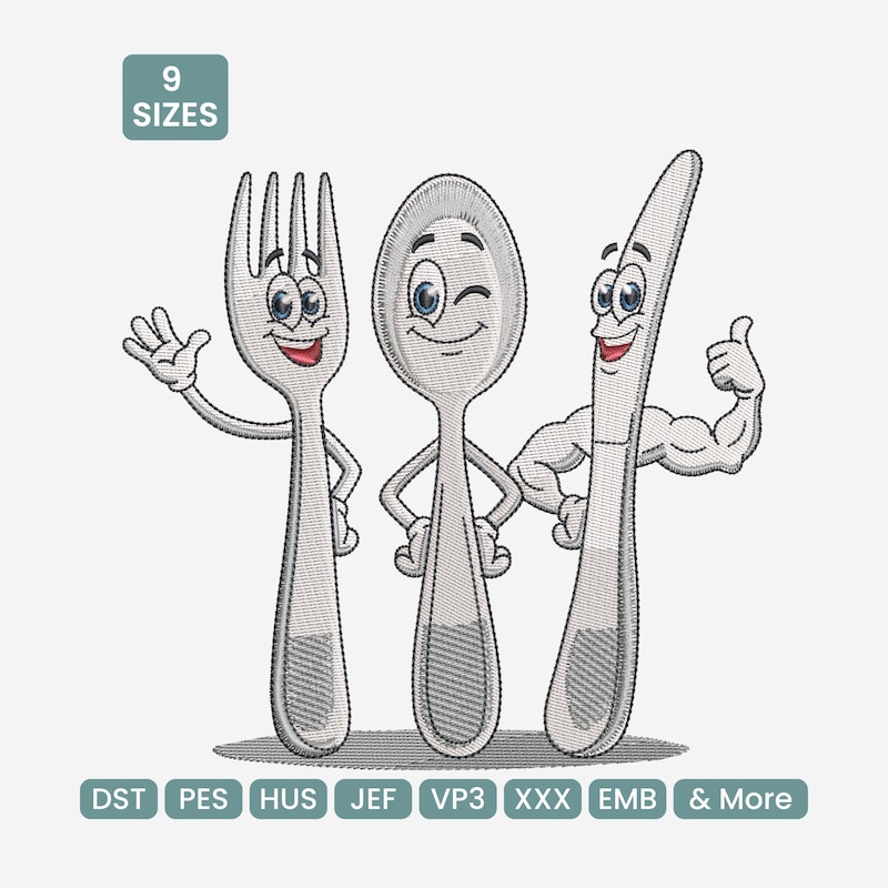 Cartoon Spoons - Etsy