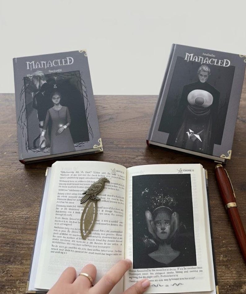 Manacled Novel, Manacled Hardcover Book, Blinding Book, Magic Novel ...